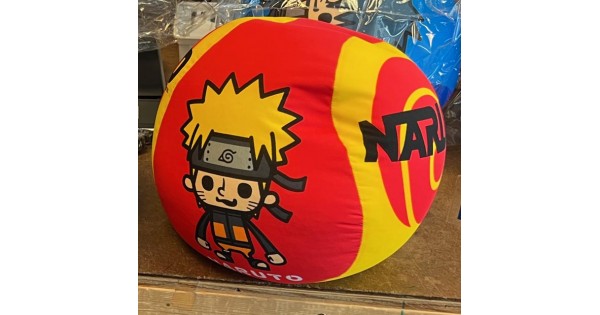 Naruto Bean Bag Ball - Double sided - Minato & Naruto