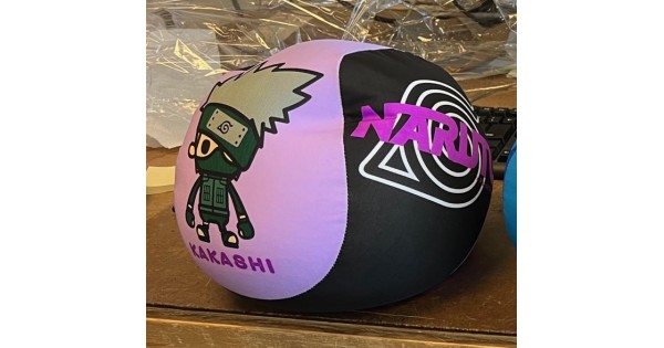 Naruto Bean Bag Ball - Double sided - Kakashi & Lee