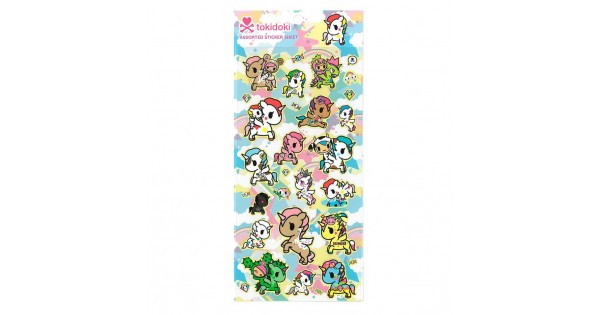Sticker Sheet - TokiDoki Unicorn