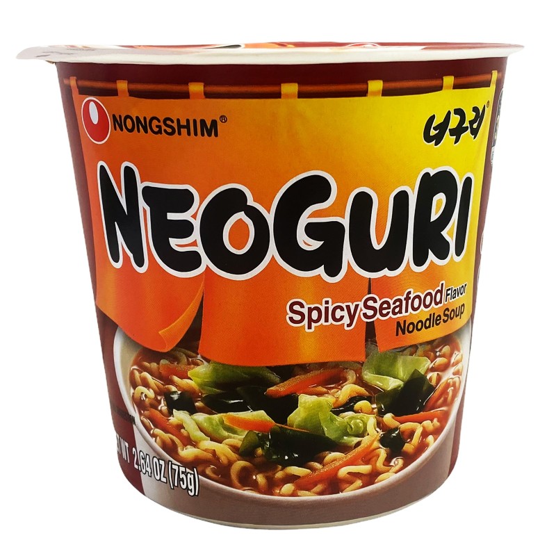 Nongshim Neoguri Cup Spicy Seafood Flavor 2.64oz