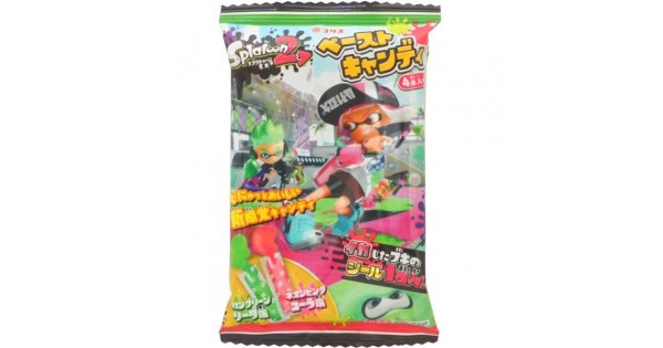 Splatoon 2 Gummy Paste Candy with Sticker