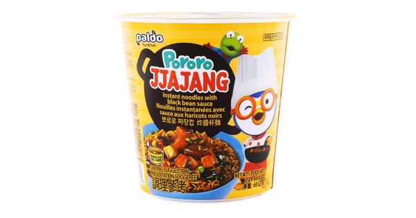 Paldo Cup Noodle Pororo Jja Jang Mien Noodle Soup 2.29 Oz (65 g)