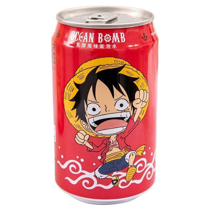 OCEAN BOMB ONE PIECE LUFFY SPARKLING WATER (YOGURT) 11.15 Oz (330ml)