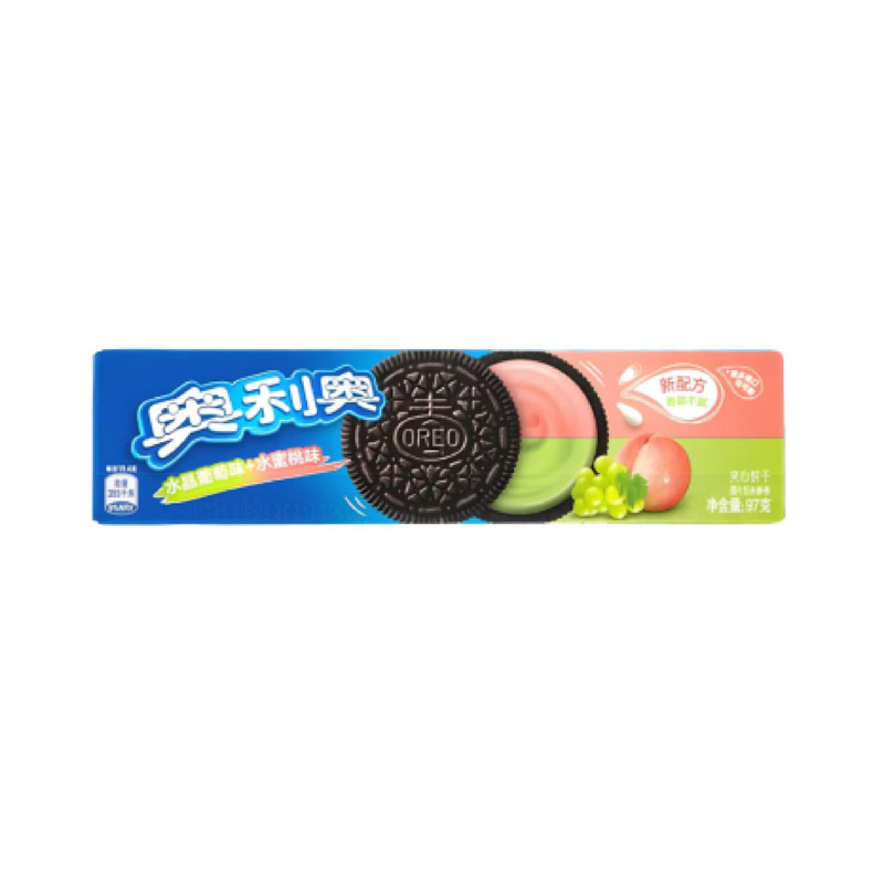 OREO Grape and Peach Flavor 3.42 Oz (97 g)
