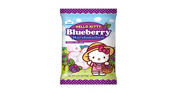 EWIA America Hello Kitty Blueberry Marshmallow 2.47 Oz (70g)