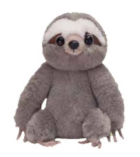 Grey sloth Plush 11"